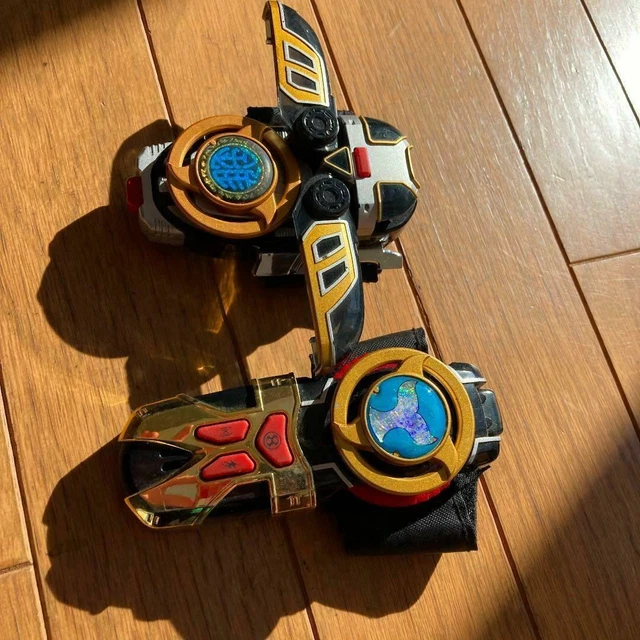 POWER RANGERS NINJA Storm Hurricaneger Huracán Gyro Gourai Cambiador ...