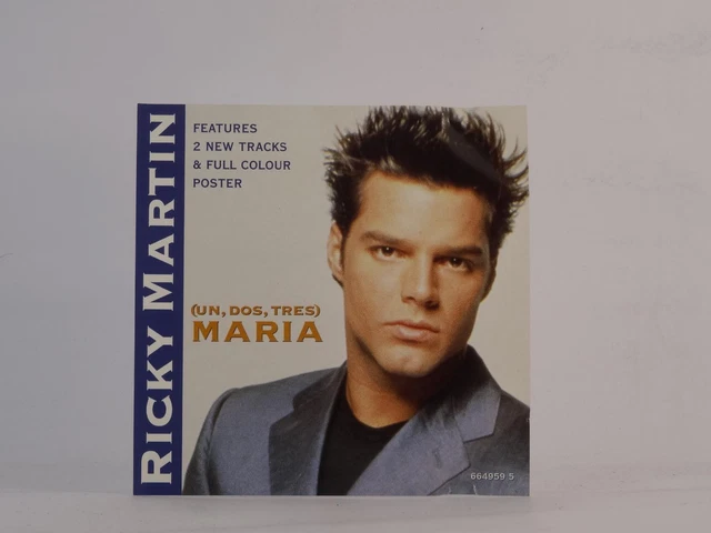 RICKY MARTIN MARIA (I55) 4 pistes CD manche photo unique COLOMBIE EUR 5 ...