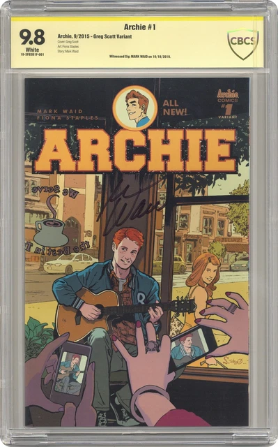 ARCHIE 1R SCOTT Variant CBCS 9.8 Witnessed Sig 2015 19-3F83B1F-001 £40. ...