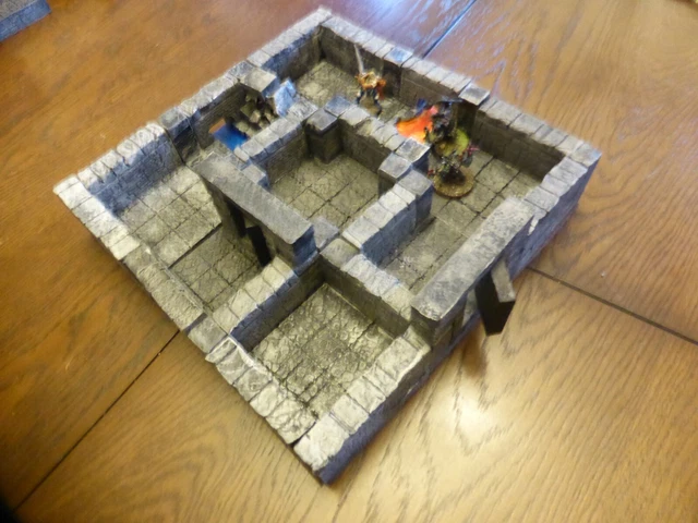 DUNGEONS AND DRAGONS modular 3D tiles table top RPG board game ...