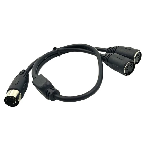 DIN 5 PIN Male to Double Female DIN 5 Pin Extension Cable for Multiple ...
