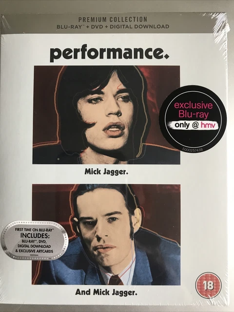 PERFORMANCE PREMIUM BLU-RAY Dual Exclusive Edition Mick Jagger 1970 New ...