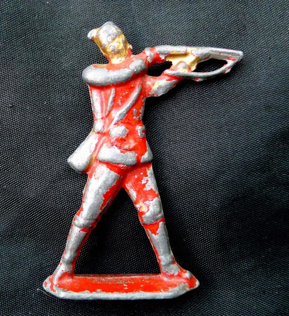 VINTAGE BRITAINS TYPE Colonial Lead Soldier Standing With Rifle ...
