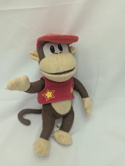 OFFICIAL NINTENDO SUPER Mario Diddy Kong 9” Plush Toy Monkey 2011 pms £ ...