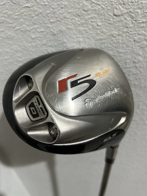 TAYLORMADE R5 DUAL Type D 10.5 Degree Driver Regular Flex 55g Shaft 45 ...