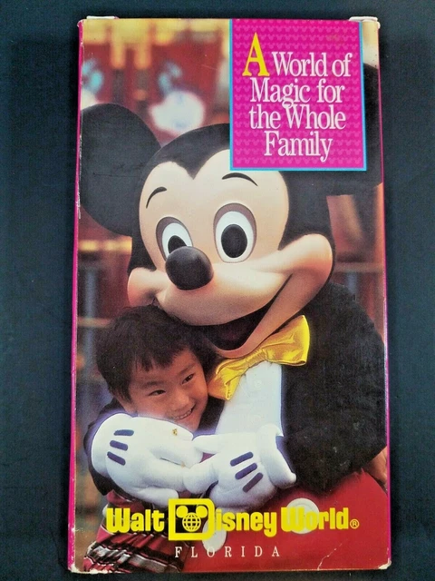 VINTAGE 1996 WALT Disney World Florida Vacation Planning Video VHS ...