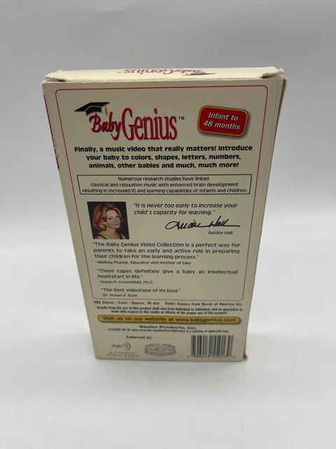 BABY GENIUS MOZART and Friends VHS Tape 2000 Classical Music £13.46 ...