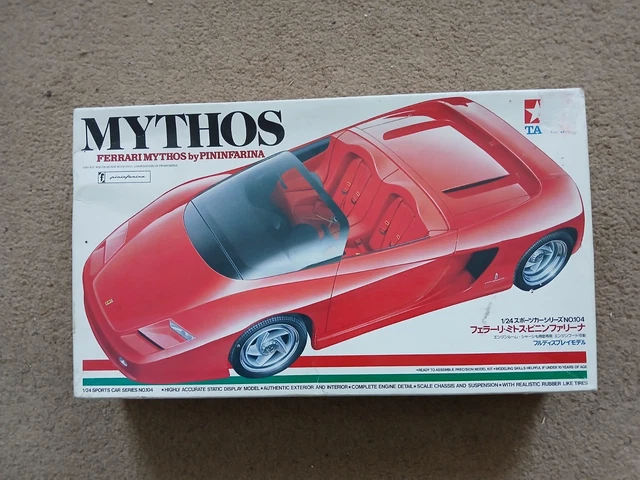 TAMIYA 1/24 SCALE Ferrari Mythos model kit - #24104*1500;sealed bags ...