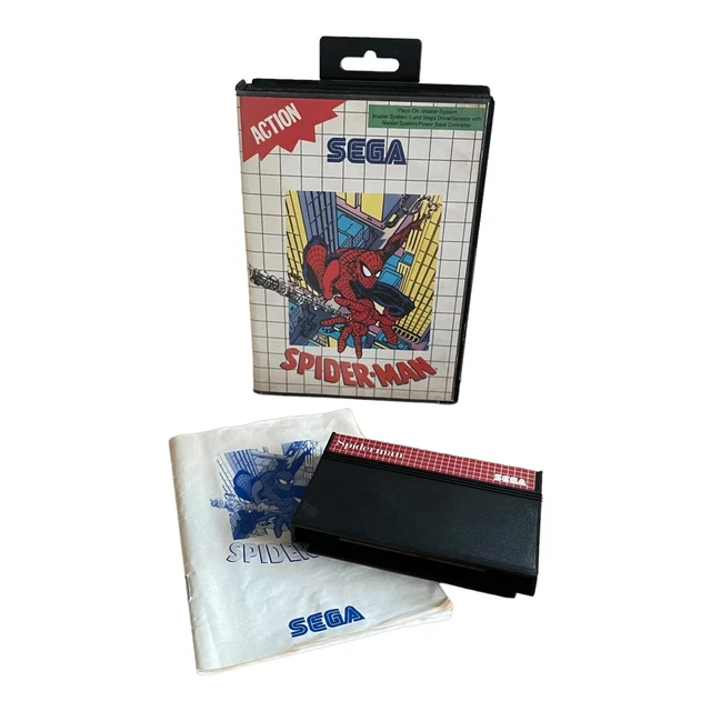 SPIDER-MAN FOR THE SEGA Master System - AUS/PAL/SMS/Complete/Tested ...