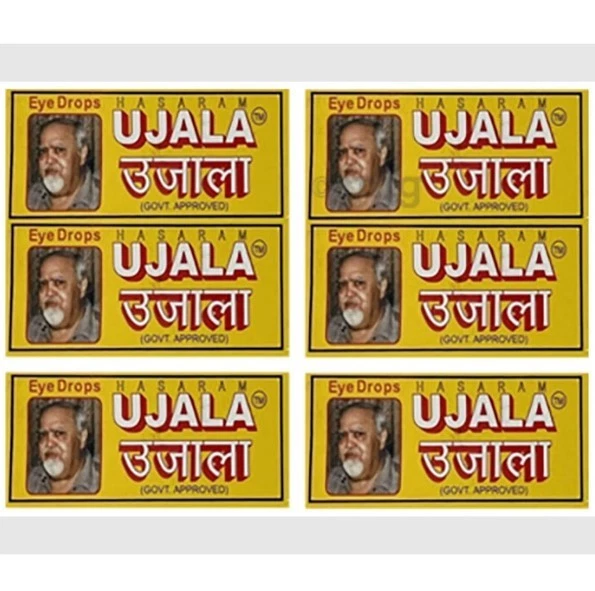 AYURVEDIC UJALA EYE Drops Pack of 6 For Cataract & Vision Problems ...