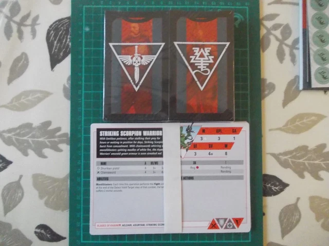 WARHAMMER 40K: KILL team salvation rules pack counters and cards £15.00 ...