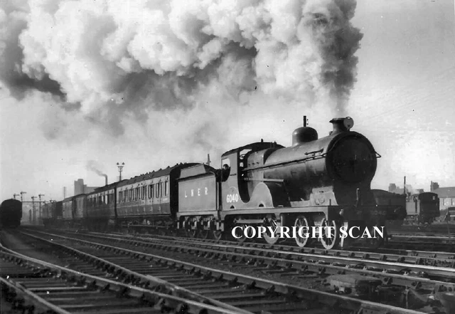 STEAM RAILWAY PHOTO: 6040 Ex GCR, LNER D9 @ PETERBOROUGH 38 £2.99 ...