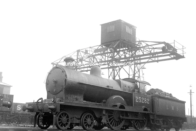 RAILWAY NEGATIVE: LMS/LNWR Precursor Class 4.4.0 25282 £5.75 - PicClick UK