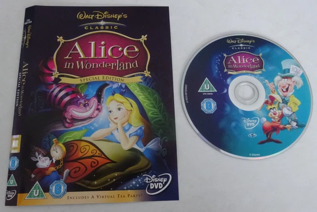 DISNEY'S ALICE IN Wonderland - Special Edition Dvd No Case £2.50 ...