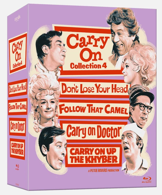 CARRY ON... FILM Collection 4 Blu-Ray Boxset New & Sealed (Restored ...