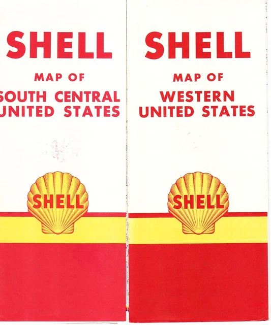 VINTAGE SHELL US Road Maps 1958 $20.00 - PicClick CA