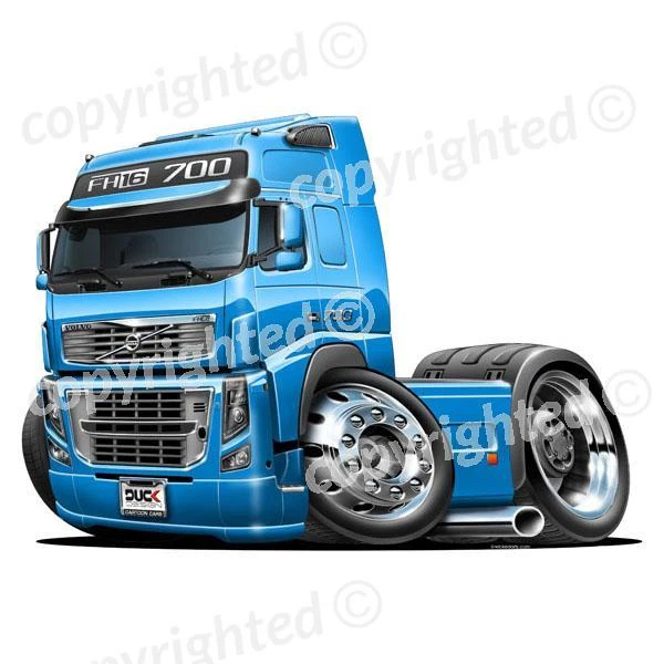 TO FIT VOLVO FH16 Truck - Vinyl Wall Art Sticker - Blue £29.98 ...