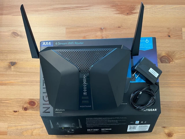 NETGEAR NIGHTHAWK AX4 AX3000 Wi-Fi 6 Router 2.4/5GHz (RAX38-100NAS) $55 ...