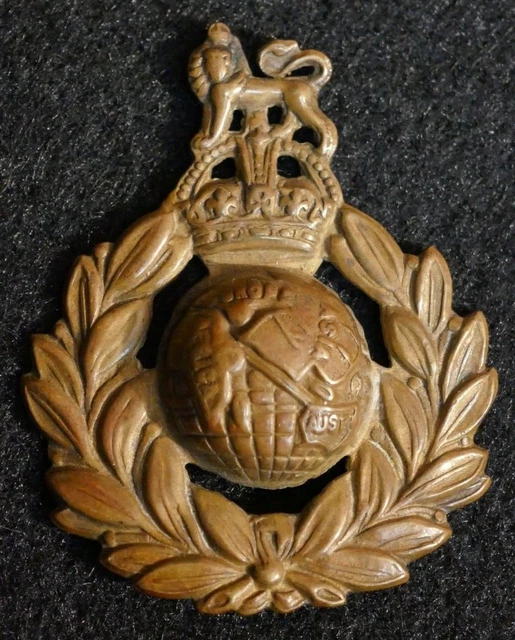 WWII BRITISH ROYAL Marine Commando Cap Badge Pre 1953 Model Original ...