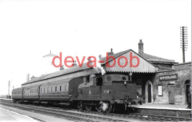RAILWAY PHOTO LNER N5 69305 New Holland Town 1954 GCR Parker 0-6-2T ...
