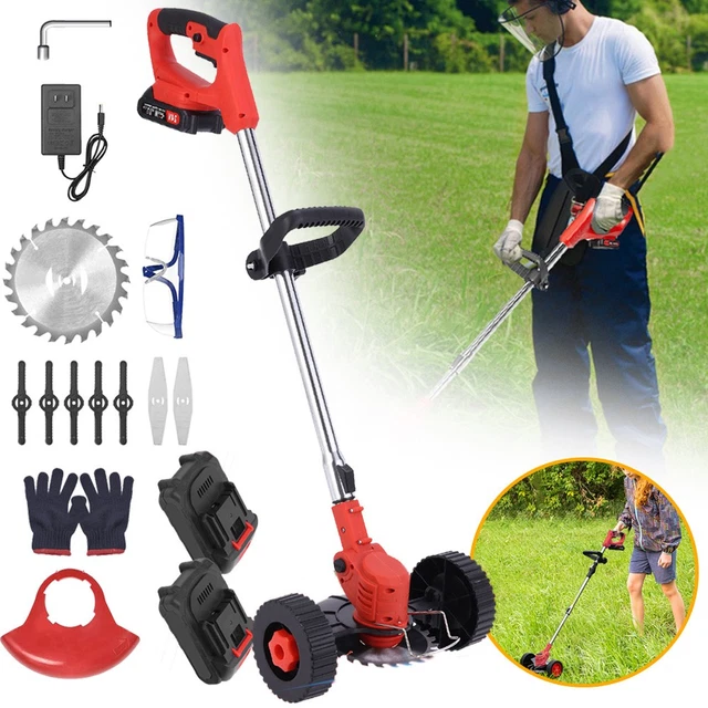 24V AKKU RASENTRIMMER Grasschneider Freischneider Trimmer Motorsense ...