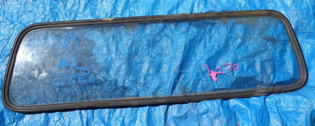 TOYOTA LANDCRUISER 75 series Ute rear window windscreen glass & rubber ...