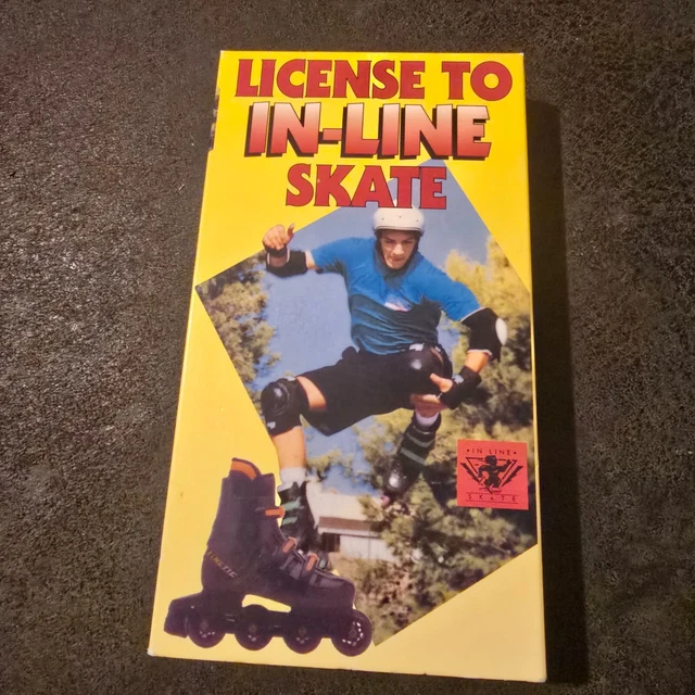 LICENSE TO IN-LINE Skate Street VHS 1993 90s Roller Blade Skating ...