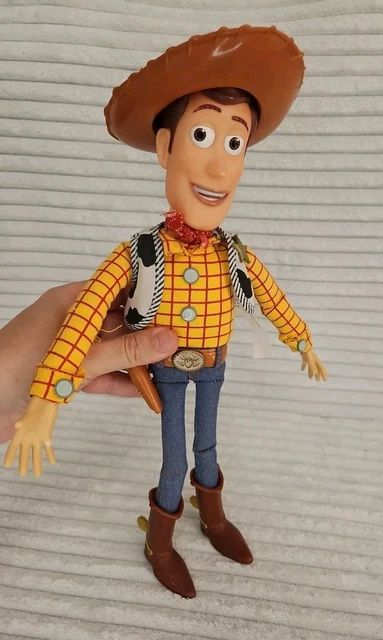 DISNEY PIXAR SHERIFF Woody Toy Story Pull String Talking Doll 16 ...