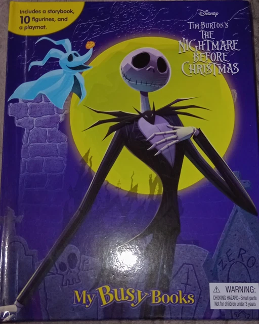 DISNEY NIGHTMARE BEFORE Christmas My Busy Books - Storybook, 10 ...