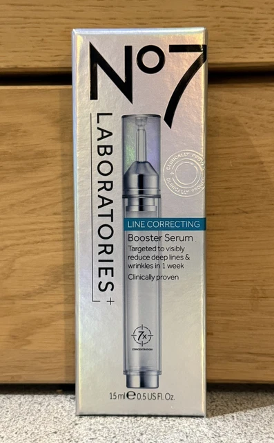 NO7 LABORATORIES LINE Correcting Booster Serum 15ml. Brand New. Free UK ...