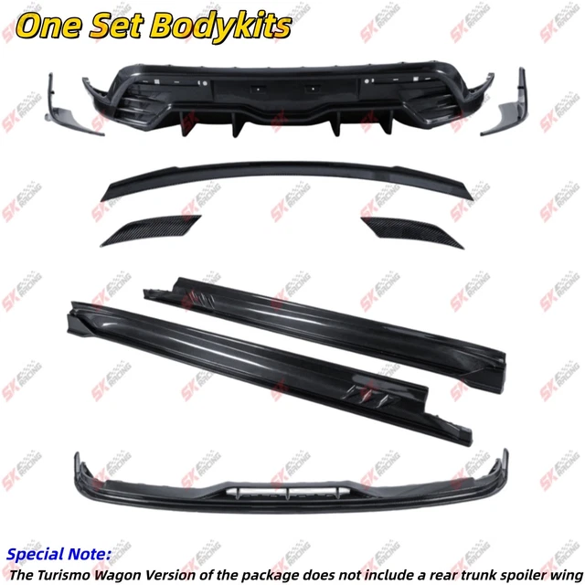 FOR PORSCHE TAYCAN 2025-26 Front Rear Bumper Lip Wing Body kits Dry ...