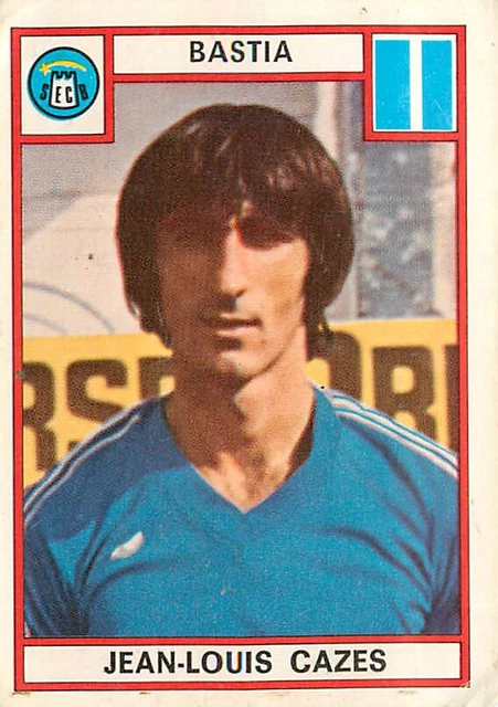 PANINI FOOTBALL 1976 Bastia Jean Louis Cazes EUR 2,00 - PicClick FR