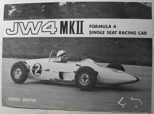 JW4 MK II Formula 4 Car Sales Brochure Motorsport Single Seat Racing ...