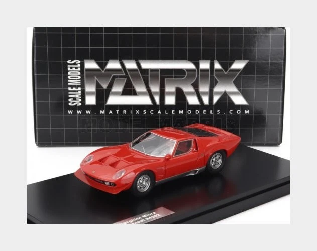 MATRIX SCALE MODELS MX51207-012 Lamborghini - Miura P400S Fastgrip 1969 ...