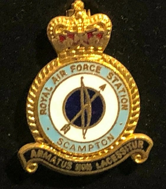 RAF ROYAL Air Force Enamel Badge Scampton Station £23.84 - PicClick UK