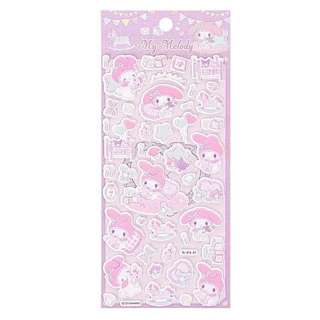 MY MELODY - 3D Sticker Autocollant Dimensionnelle Sanrio Kawaii Pastel ...