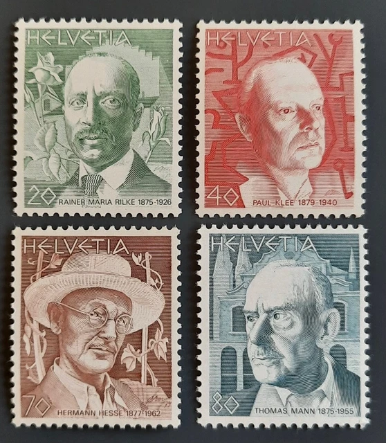 TIMBRE STAMP ZEGEL Helvetia Svizzera Suisse Suiza 1979 YT 1080/3 Mi ...