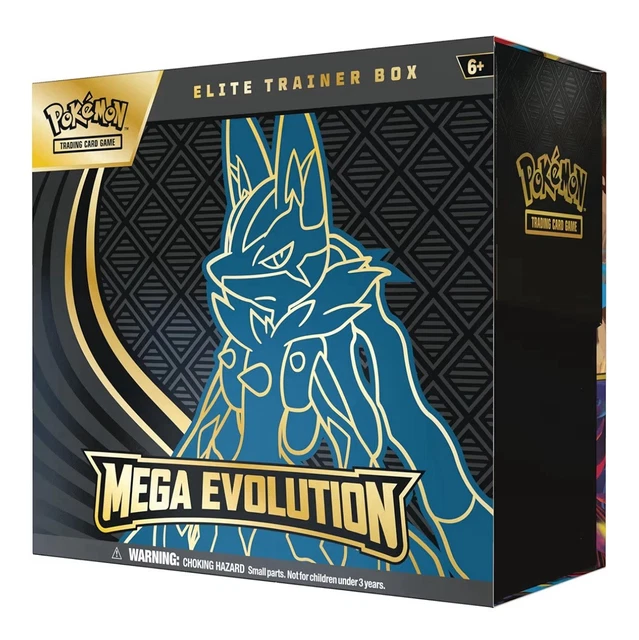 POKEMON TCG: MEGA Evolution Lucario Elite Trainer Box Brand New ...
