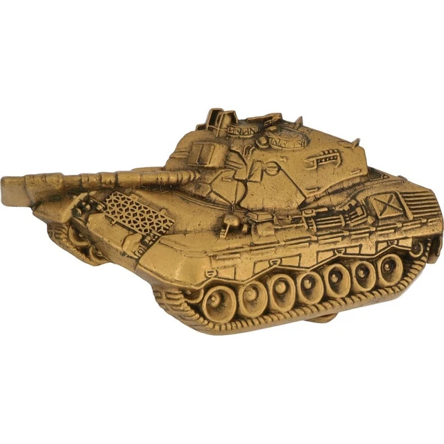 XL BRASS KAMPFPANZER Leopard 1 Tank German Wwii Ww2 Army 70s Vintage ...