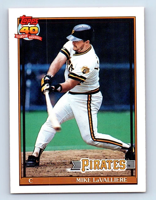 1991 O-PEE-CHEE MIKE LaVallière Pirates de Pittsburgh #665 EUR 0,80 ...
