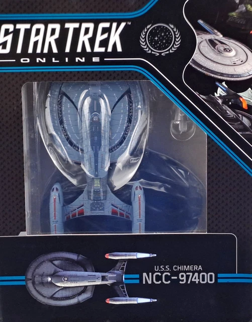 STAR TREK ONLINE Eaglemoss Collection Uss Chimera Ncc-97400 Heavy ...