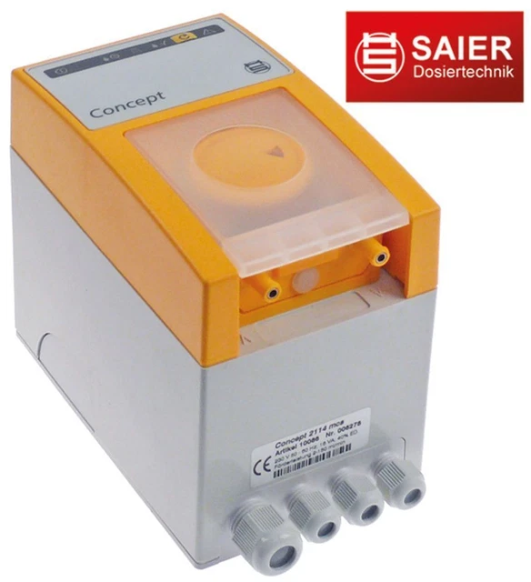 DOSEUR SAIER CONCEPT 2114 Mcs Régulation De Conductivité Jusqu'à 9,0L/H ...