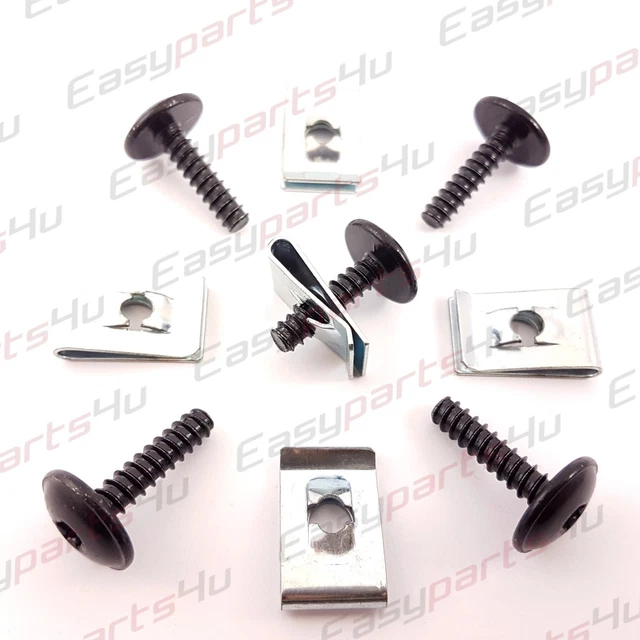 10+10 TORX BLECHMUTTER UNTERFAHRSCHUTZ BEFESTIGUNG Klammer SET Audi Vw ...