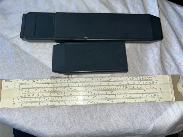VINTAGE BRITISH THORNTON 10" Slide Rule P271 With Case £22.99 - PicClick UK