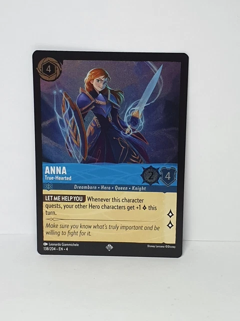 DISNEY LORCANA TCG Anna True-Hearted 138/204 Ursula's Return FOIL EUR 8 ...