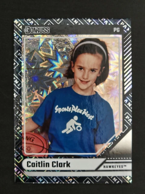 CAITLIN CLARK - 2024 Panini Caitlin Clark Collection #18 - Lamina nera ...
