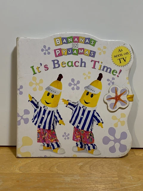 BANANAS IN PYJAMAS board story book - It's Beach Time! - 2000 vintage ...