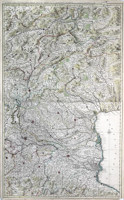 VENETIEN VENETO TIROL Original Kupferstich Landkarte Mortier 1720 EUR 750,00 - PicClick DE