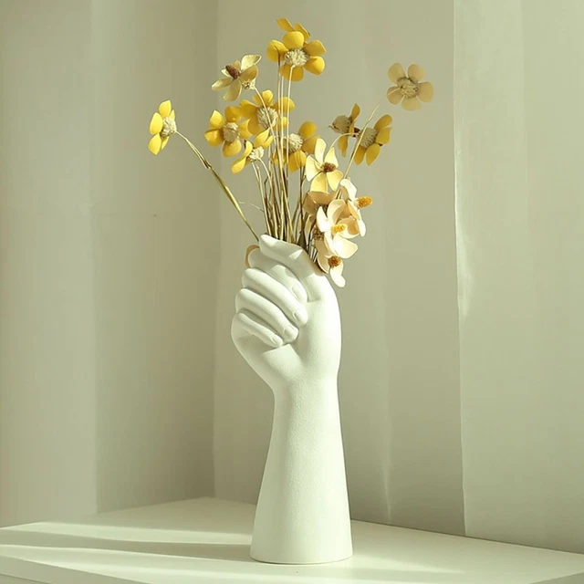 VASE INSERTION FLOWER vase Human Body Arm Body Ornament Art Ceramic ...