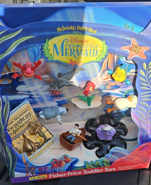 THE LITTLE MERMAID McDonald's Happy Meal Display 1997 complet ! Vintage ...